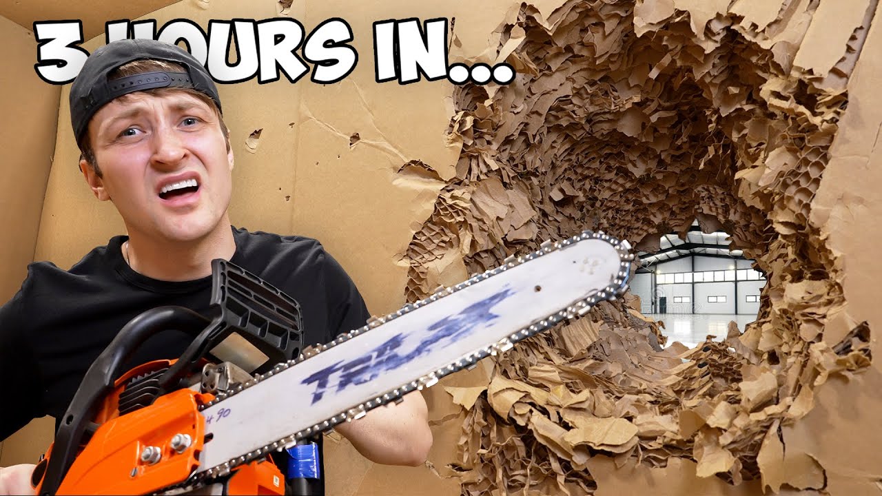 Trapped inside 100 layers of cardboard