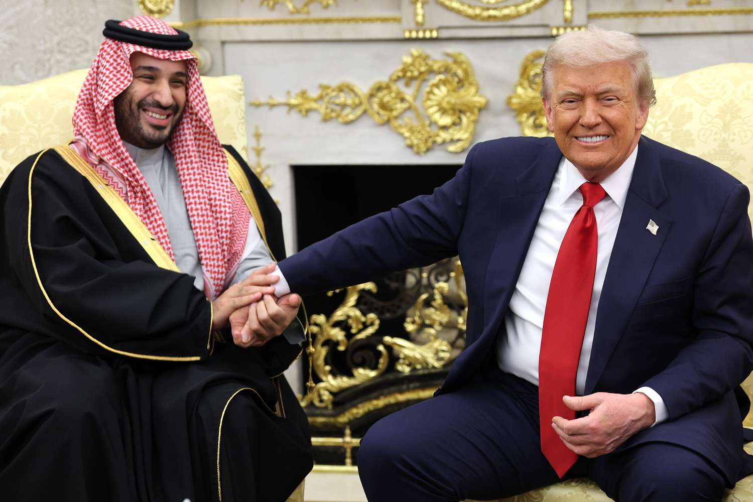 Trump Welcomes Saudi Arabian Crown Prince to White House as Widow of ...