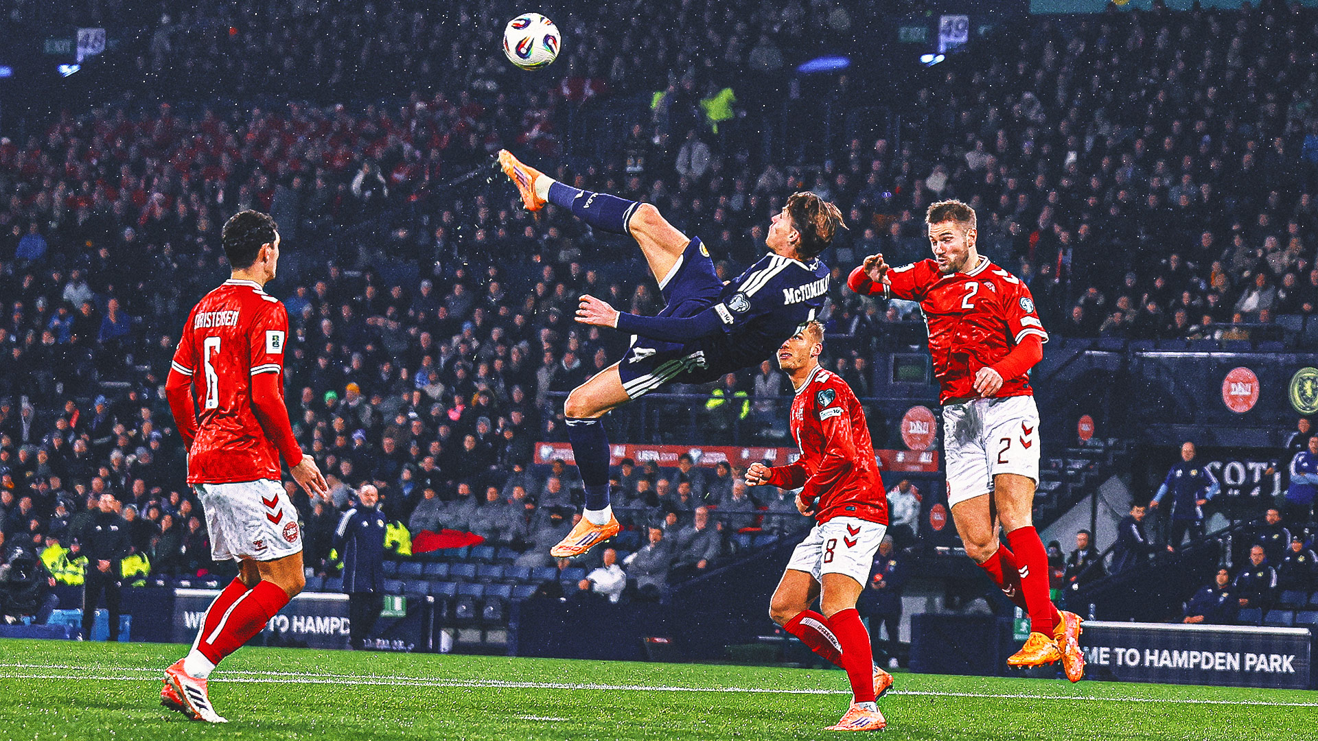 Scott McTominay Scores Bicycle Kick Goal for Scotland in Key World Cup ...