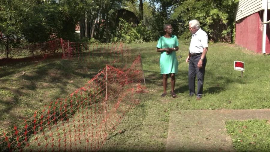 Court battle over unauthorized trench in Knoxville woman’s yard continues