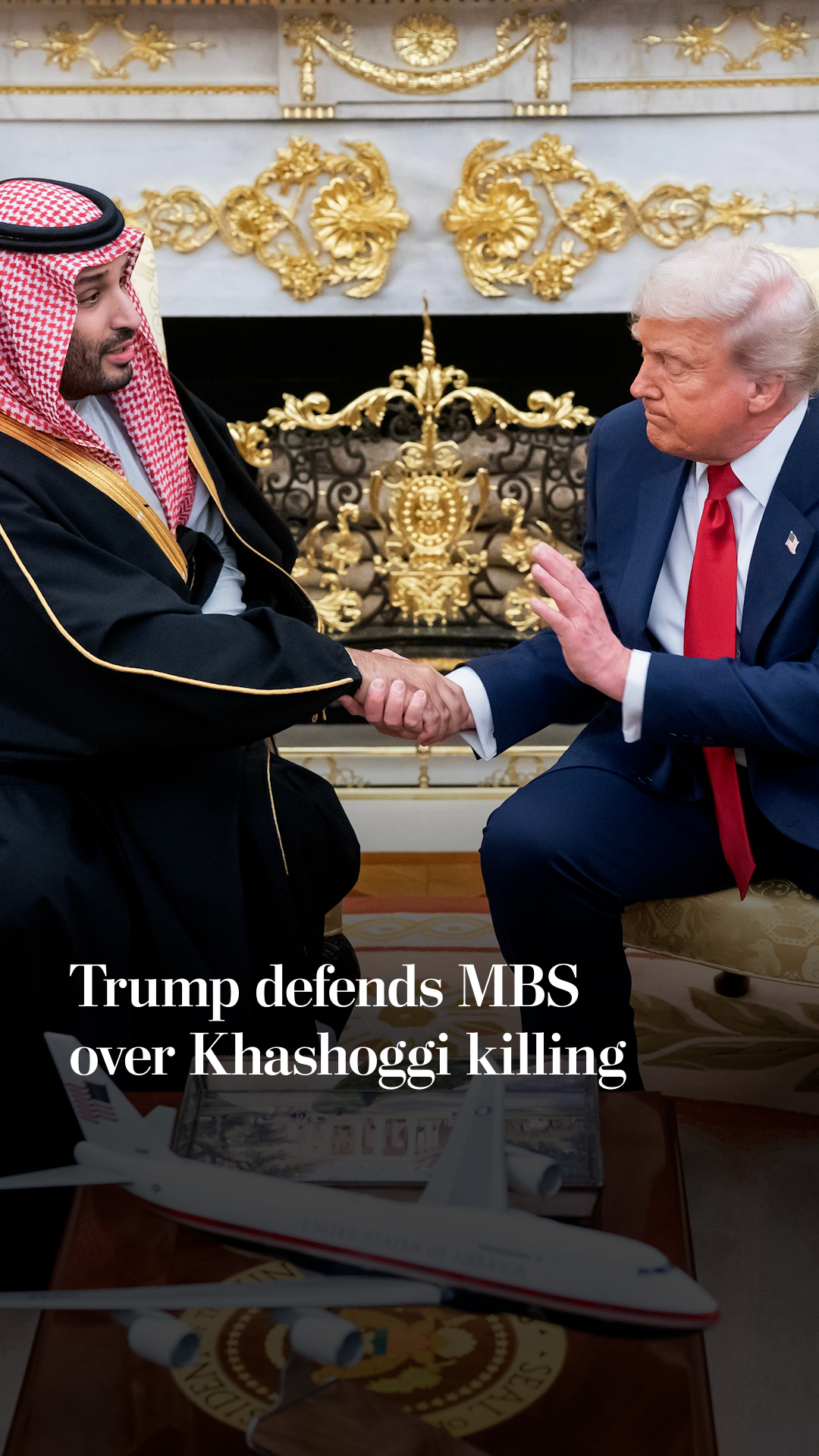 Trump defends MBS over Khashoggi killing