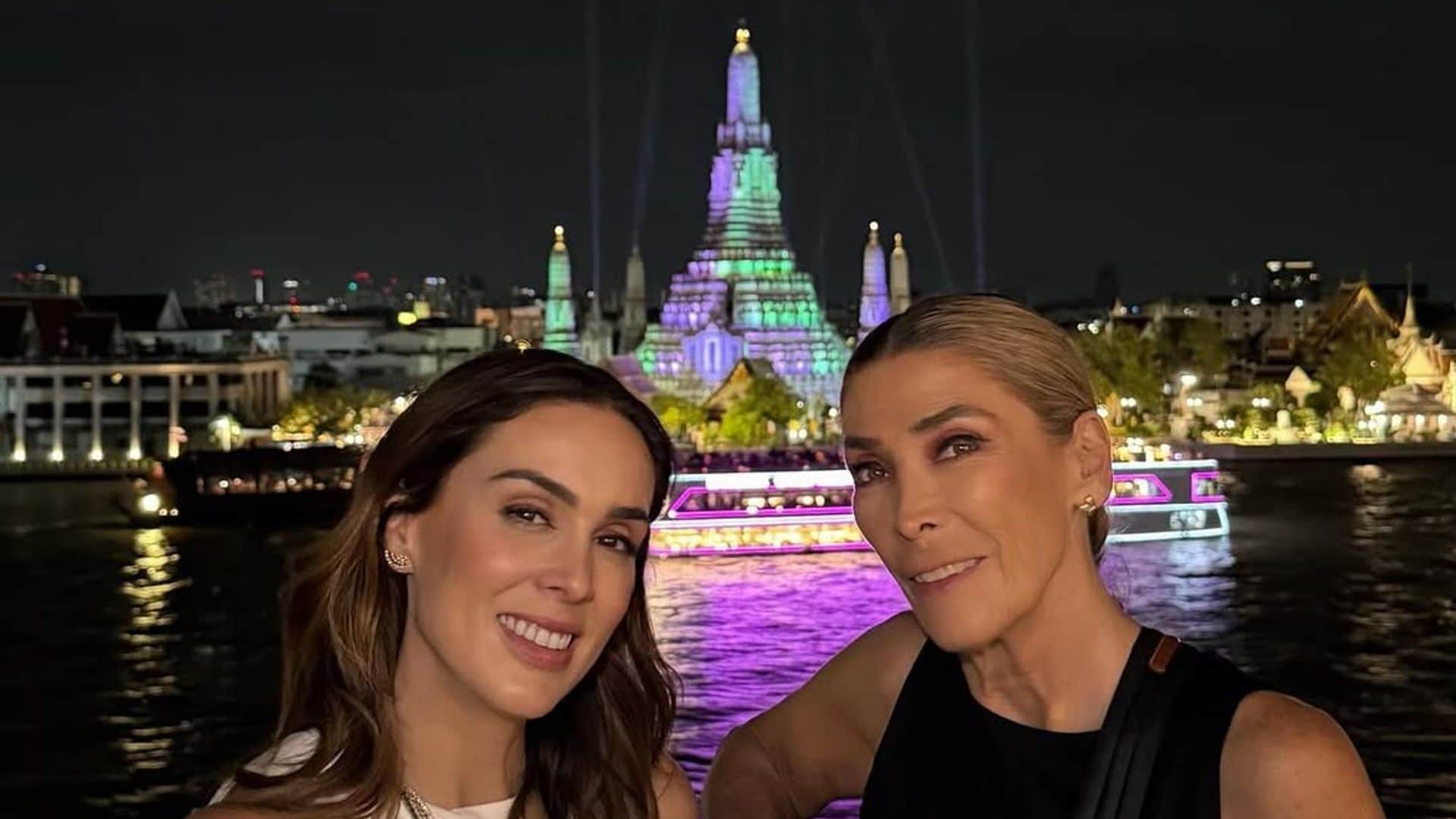 Jacky Bracamontes llega a Tailandia acompañada de su mamá para Miss ...
