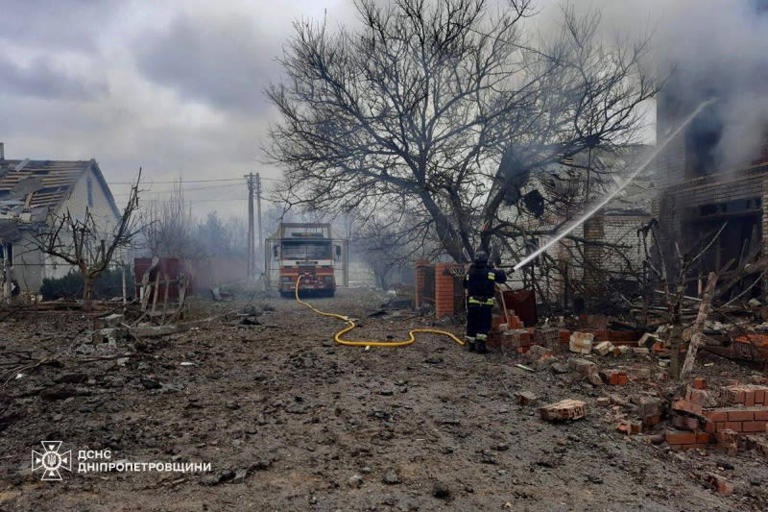 Fires, destruction and injuries: Russia strikes Ukraine's ...
