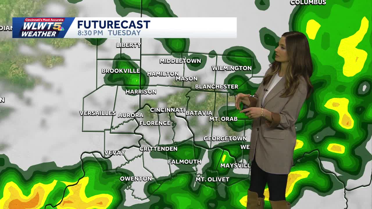 Tracking latest round of rain in Cincinnati