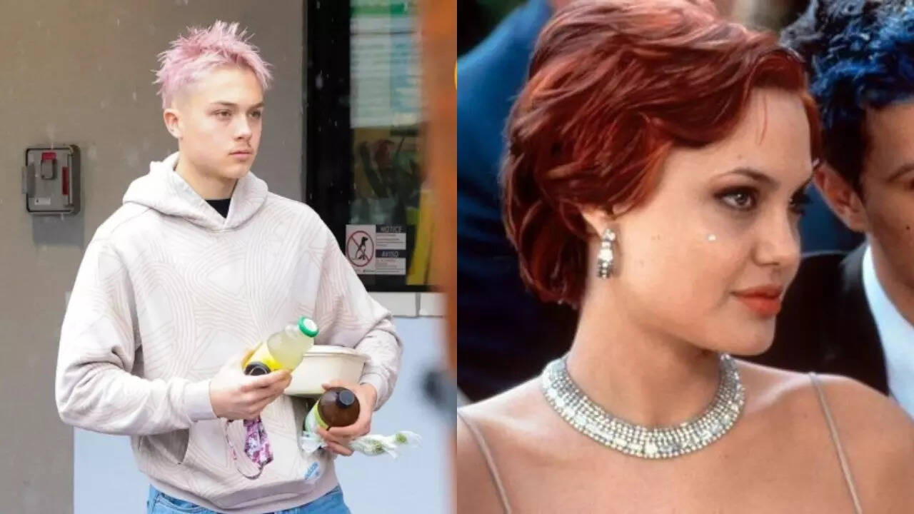 Knox Jolie-Pitt’s new pink pixie cut channels mom Angelina Jolie’s ...