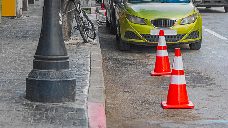 Using A Traffic Cone To Reserve A Public Parking Spot Is Both Illegal ...