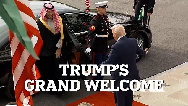 Trump puts on a grand display to welcome Saudi Crown Prince