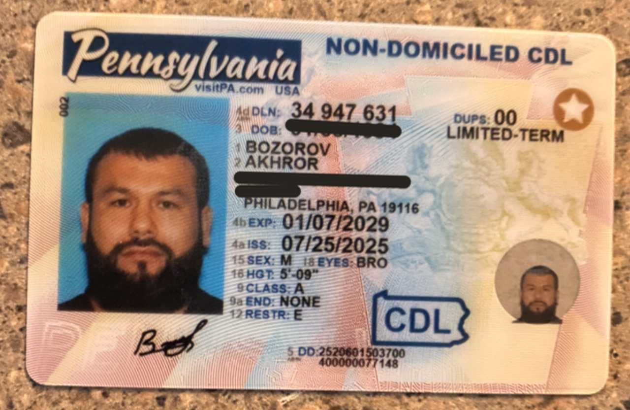 Akhror Bozorov Got PA CDL Before Terror Arrest: ICE