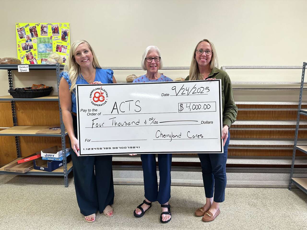 Cherryland Cares awards $15,000 to four area nonprofits