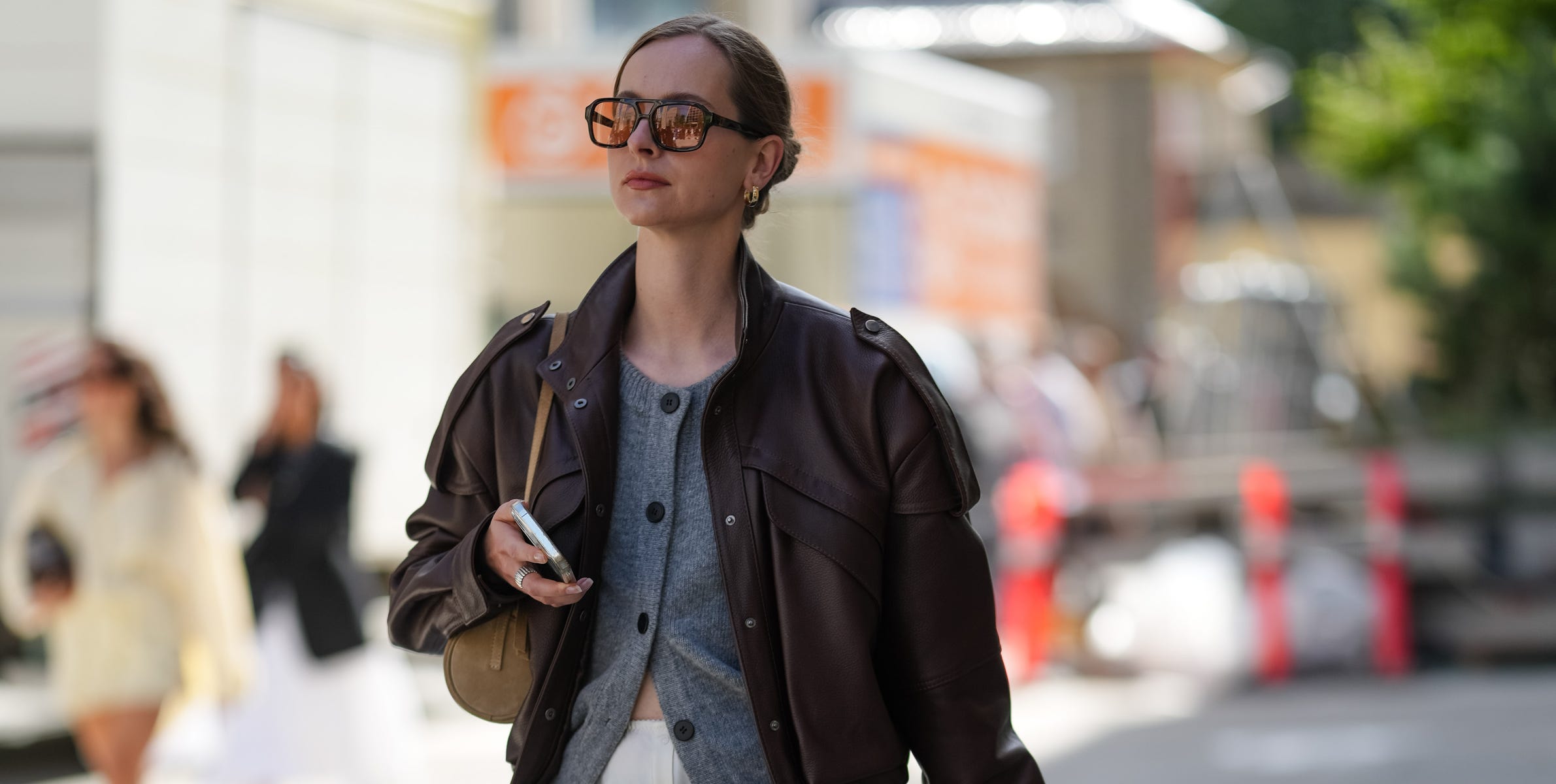 Esta es la chaqueta de punto blanca más calentita que pienso llevar ...