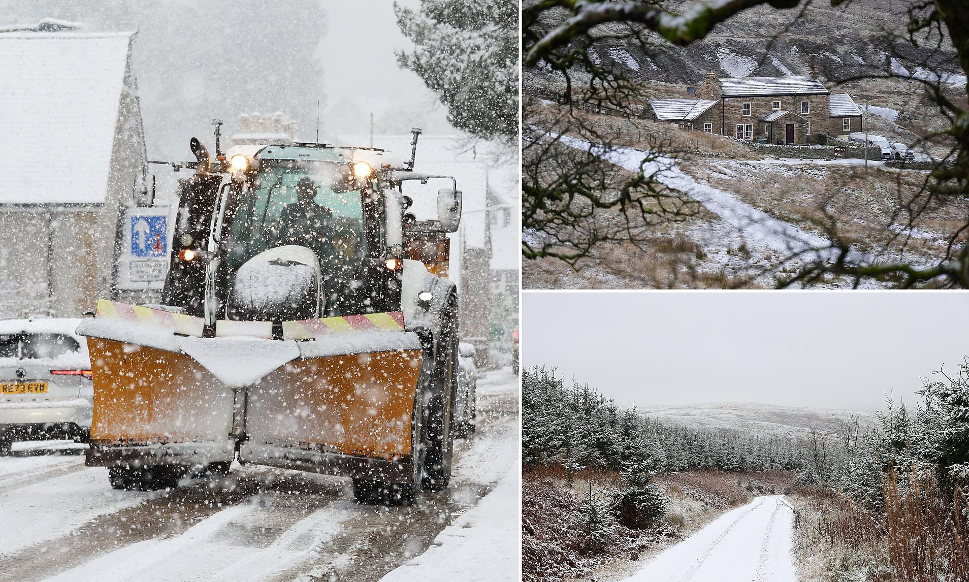 Met Office issues Amber snow warning with nearly a foot set to fall in ...