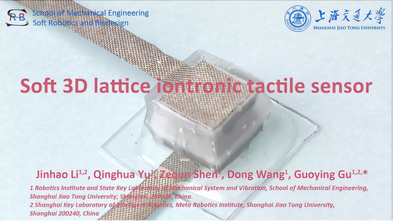 Linearizing tactile sensing: A soft 3D lattice sensor for accurate ...