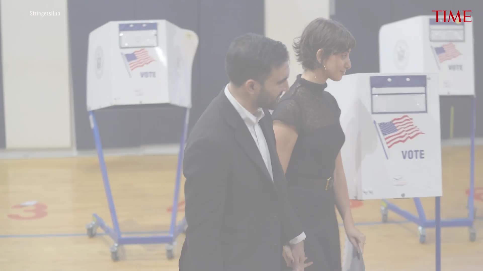 Zohran Mamdani and Andrew Cuomo Vote in the New York Mayoral Election