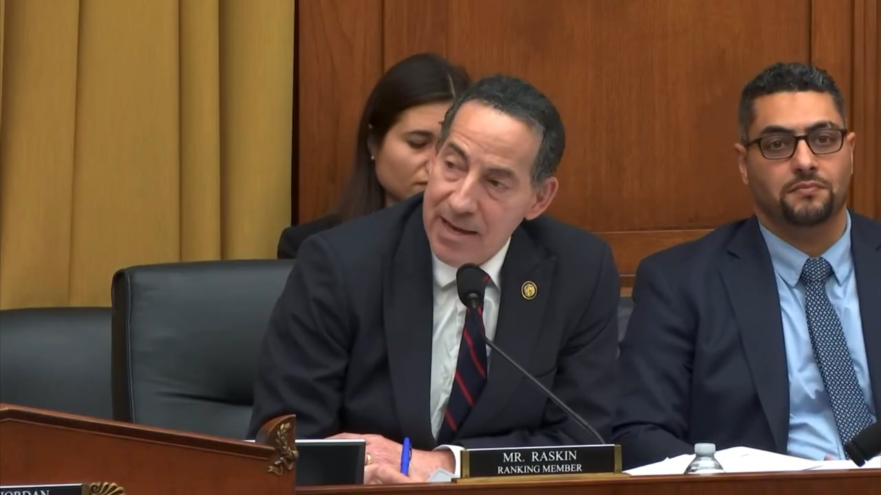 'A Lot Of You Are Acting Defensive': Jamie Raskin Schools GOP ...