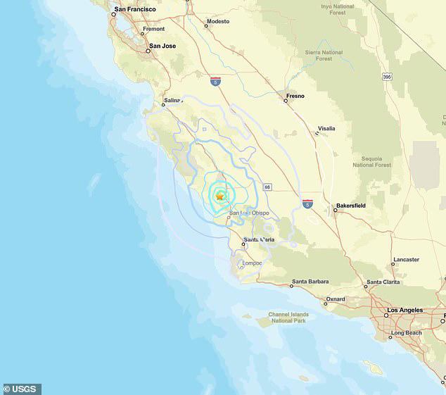 Powerful earthquake slams California sending shockwaves hundreds of miles up the coast