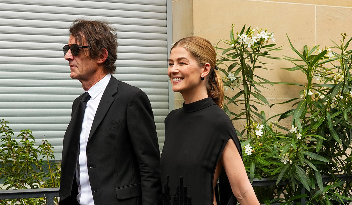 Rosamund Pike drops hint she's secretly married her partner after 16 years