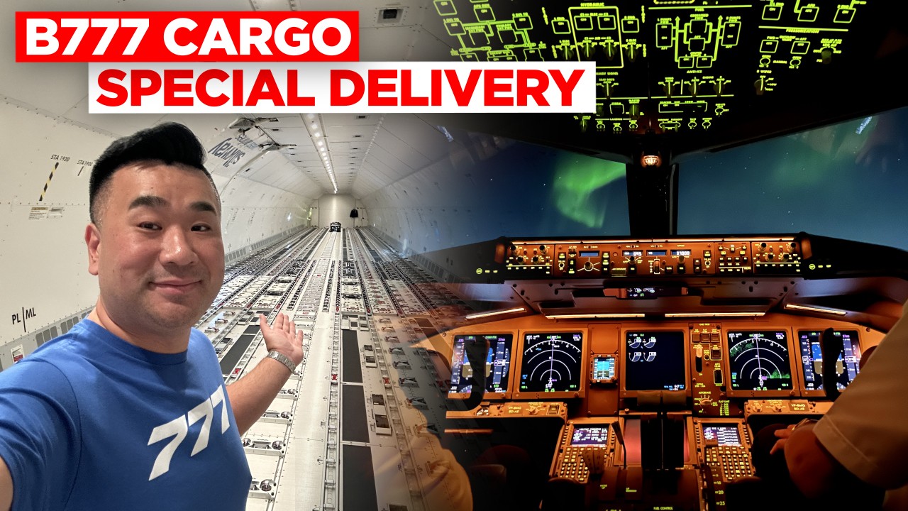 Factory new Boeing 777 cargo delivery flight - Silk Way West