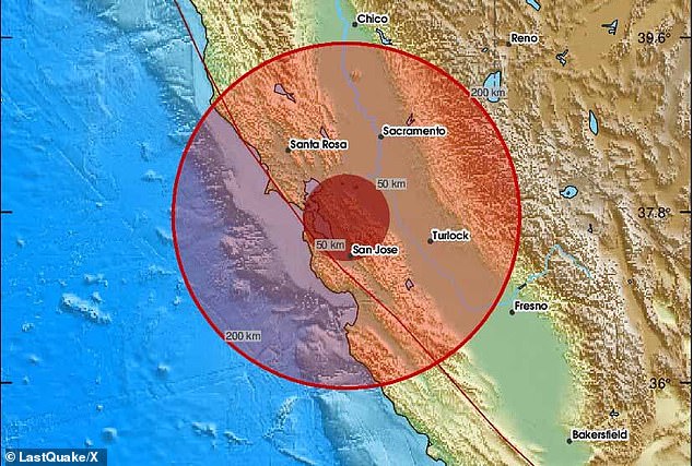 Powerful earthquake slams California sending shock waves hundreds of ...