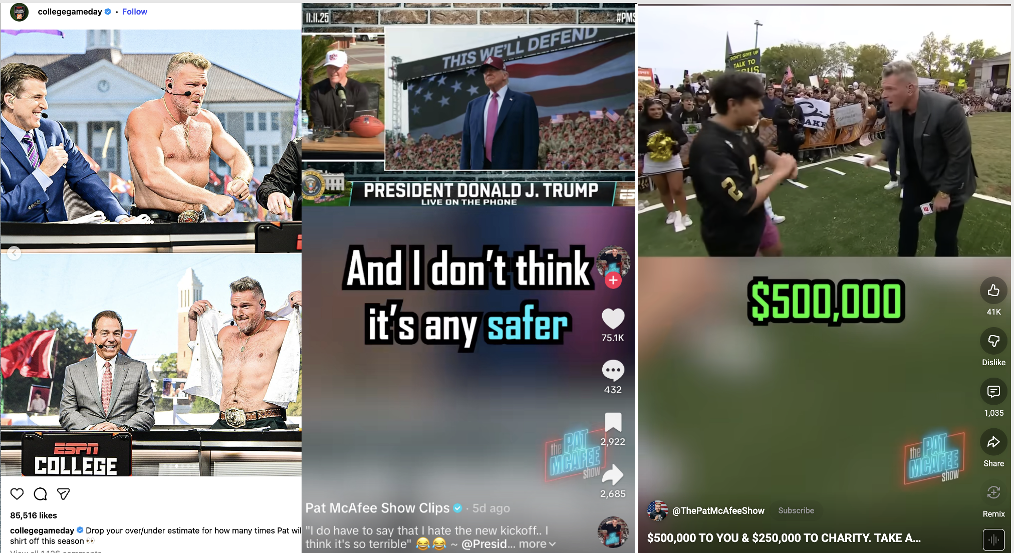 Pat McAfee isn’t running ESPN, the algorithm is