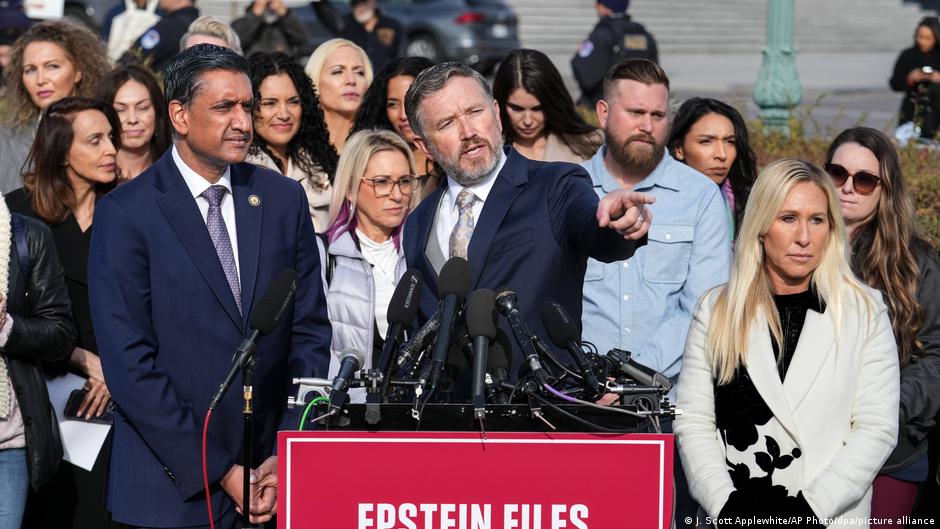 US Congress approves bill to force release of Epstein files