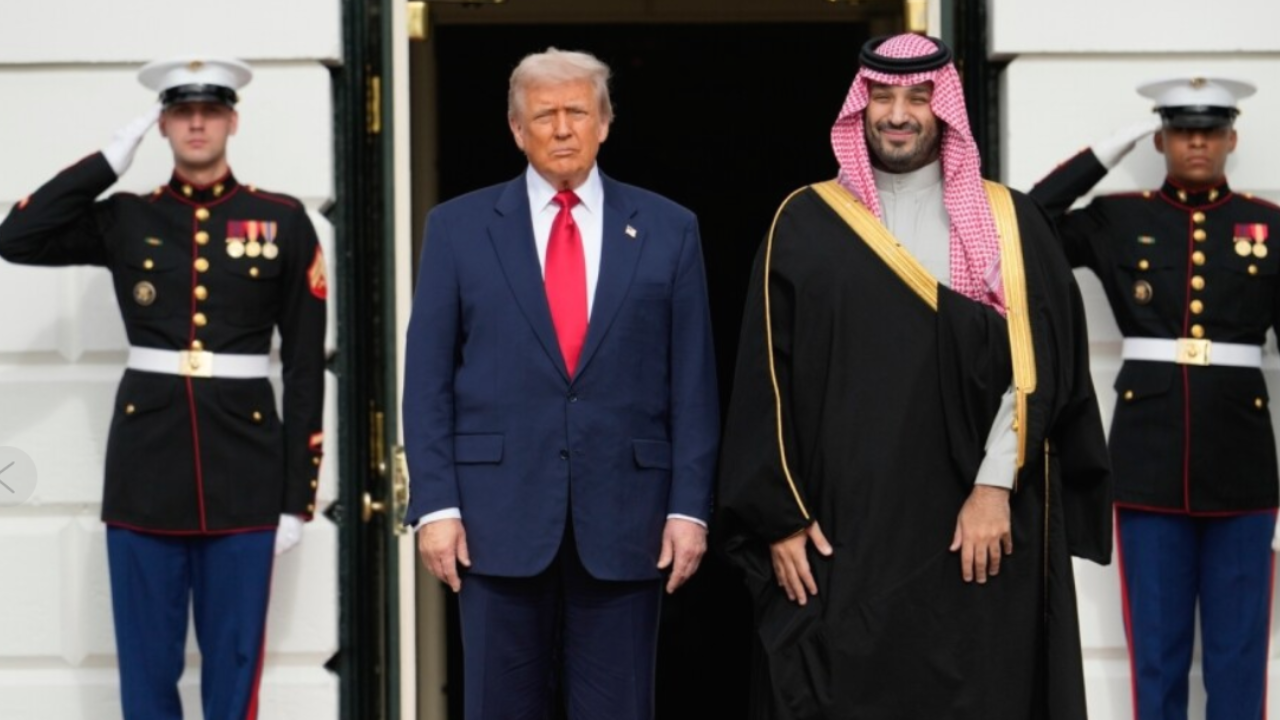 WATCH - Trump's Royal Welcome For MBS: Horses, F-35s Flypast Dazzle ...