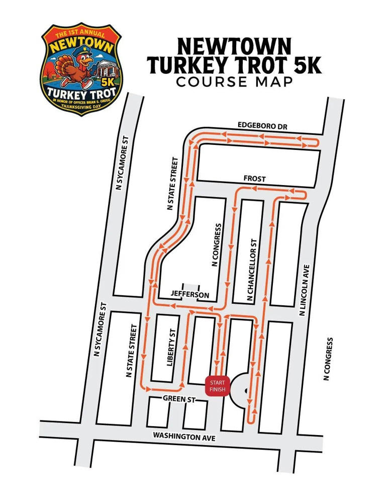 First Ever Turkey Trot To Hit The Streets Of Newtown Thanksgiving Day
