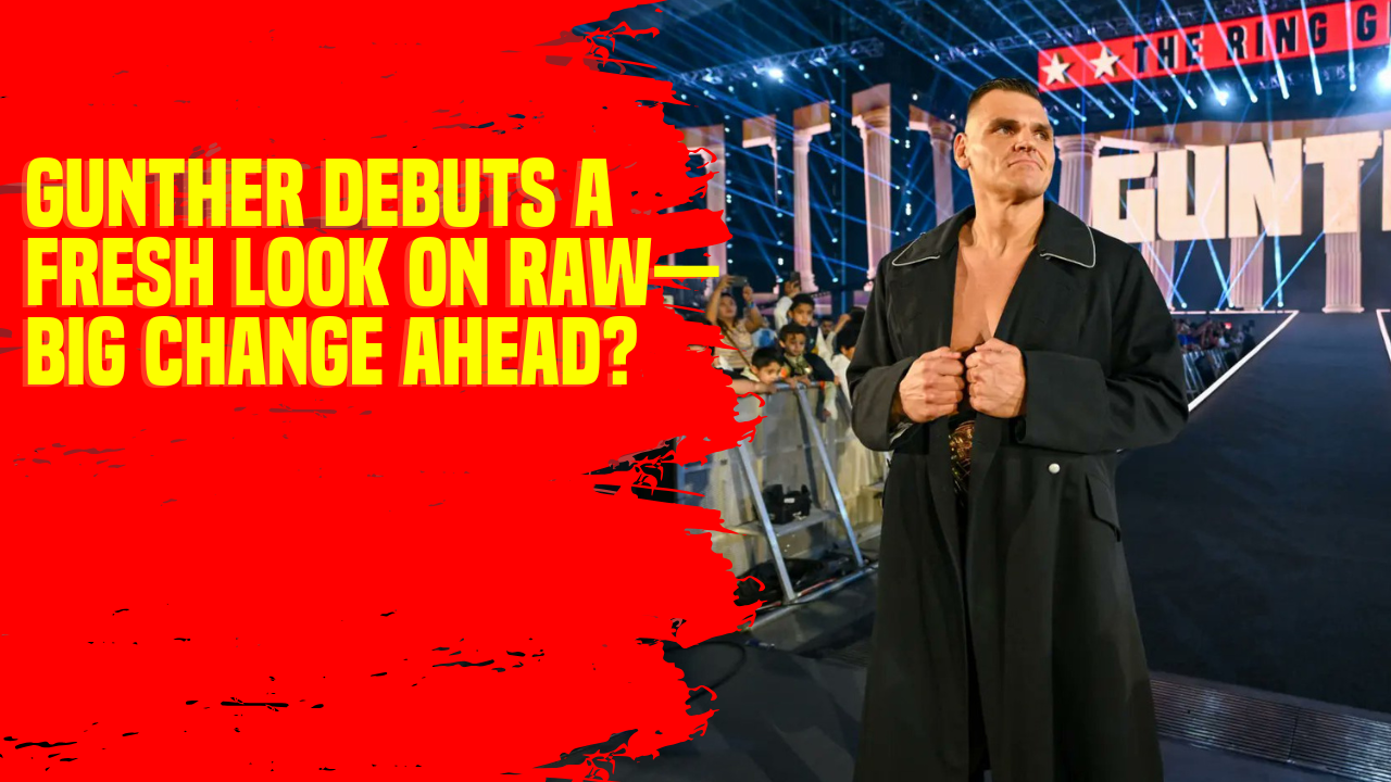 Gunther debuts a fresh look on RAW—big change ahead #Gunther #RAW #WWE
