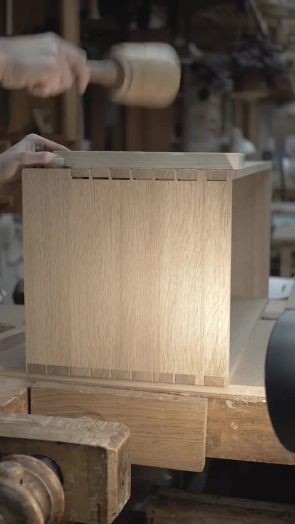 Assembling a Perfect Dovetail Joint by Hand