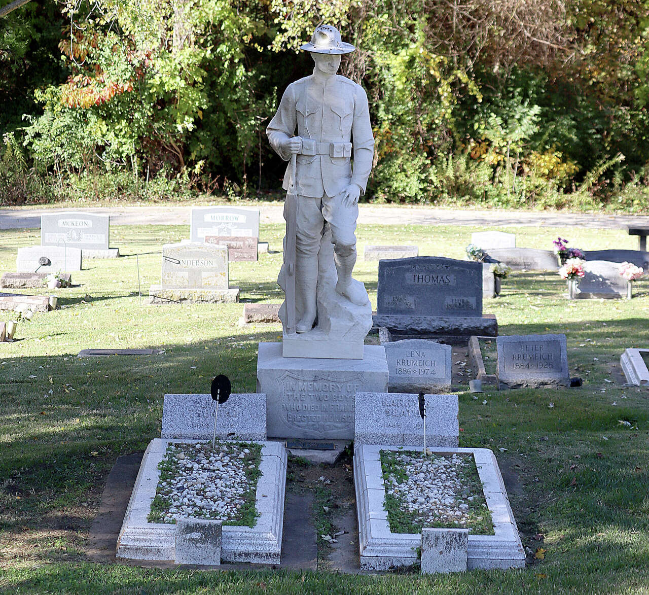 Doughboy statue keeps watch over Glen Carbon’s fallen heroes