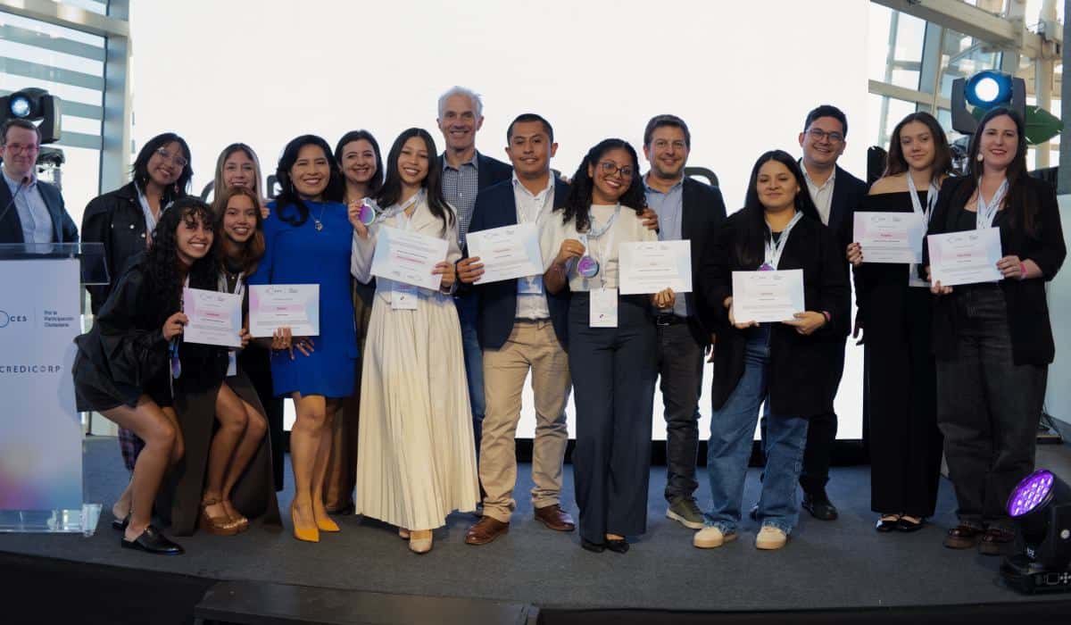 Credicorp reconoció tres proyectos de jóvenes en la cuarta edición de Voces