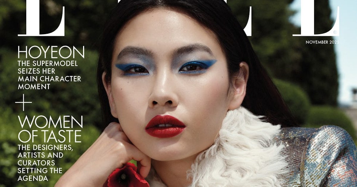 Hoyeon Jung Takes to the Cover of British ELLE Dressed in Louis Vuitton ...