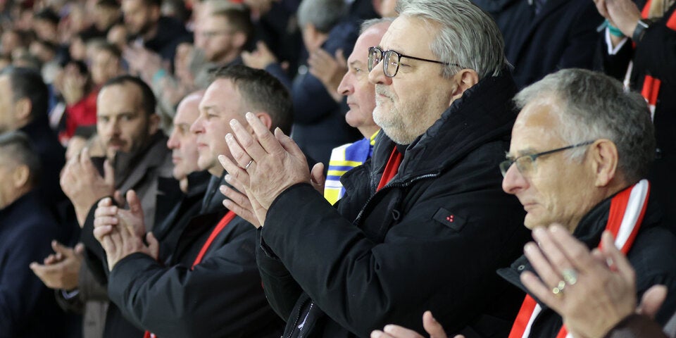 48.000 fieberten im "Happel" mit, Kanzler Stocker aus dem Homeoffice