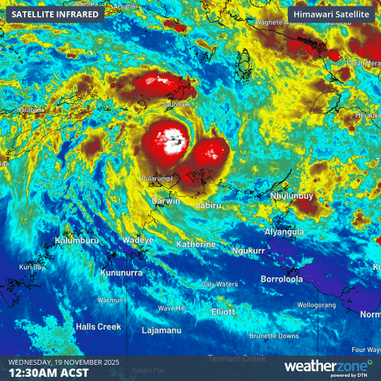 Tropical Cyclone Fina forms north of Darwin, landfall possible this weekend
