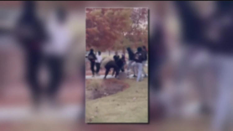 Video captures a group attacking a person at Jonesboro park next to the ...