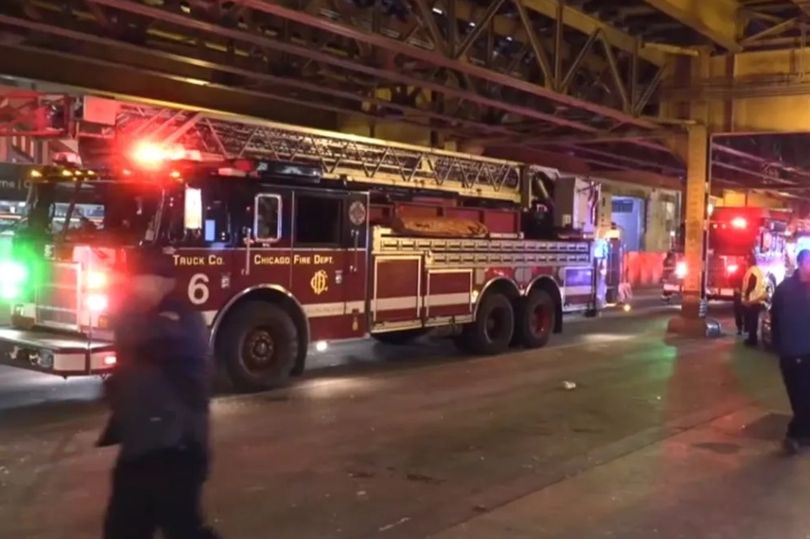 Suspect at large after setting fire to woman on Chicago L train