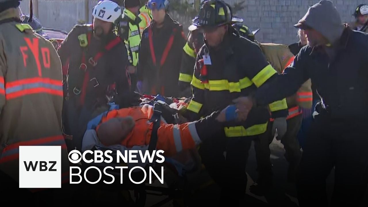 Worker rescued after nearly five hours following deadly Massachusetts ...