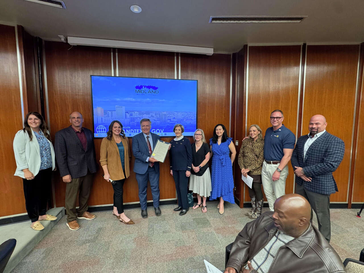 City of Midland honors Rotary Club of Midland for World Polio Day