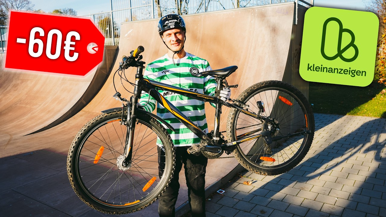 Billiges Bike Challenge | Test eines günstigen Mountainbikes auf großen ...