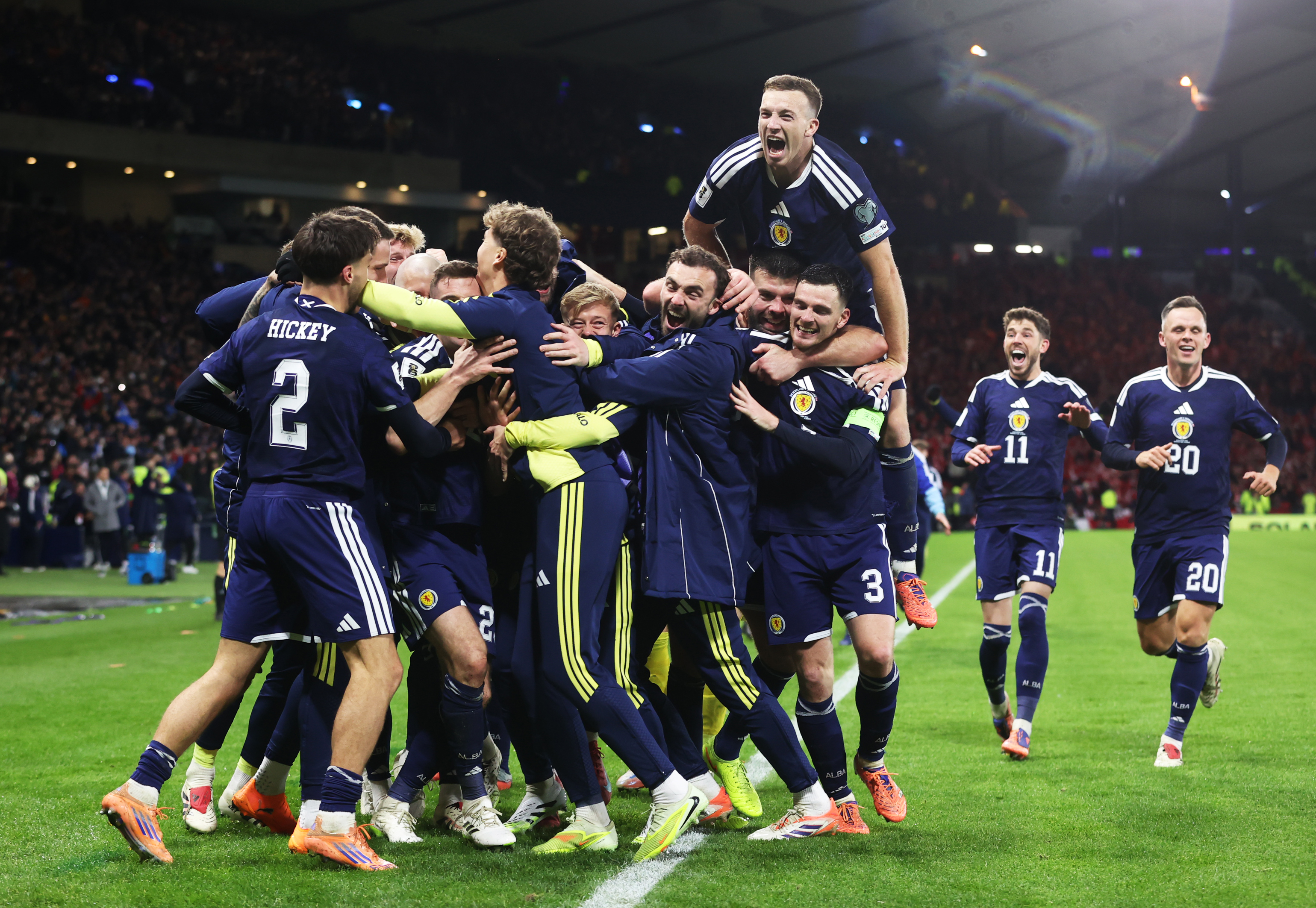 Scotland 4-2 Denmark: 20 of the best photos as players celebrate World ...