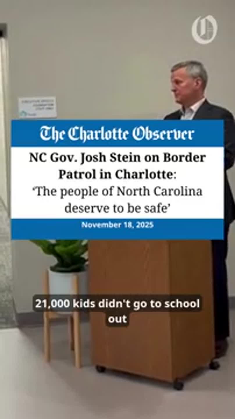 NC Gov. Josh Stein in Charlotte: 'The people of North Carolina deserve ...