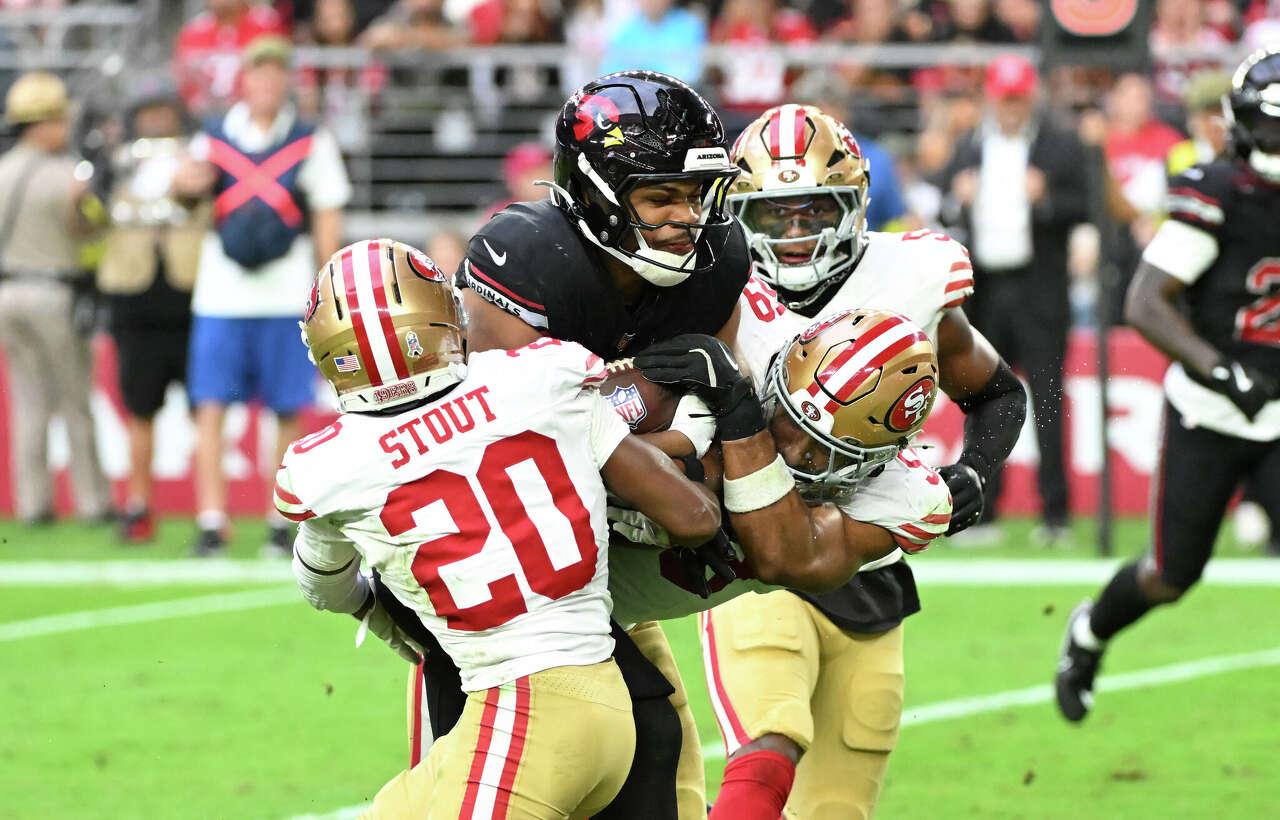 49ers game review: Upton Stout's strength is surprising. His weakness ...