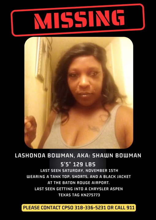 Concordia Parish Sheriff’s Office requesting assistance in locating missing person