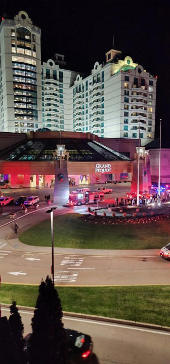 3 firefighters taken to hospital for evaluation after fire at Foxwoods