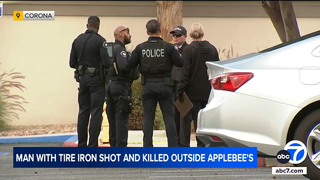 Corona police shoot, kill man wielding tire iron outside Applebee's ...