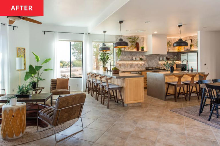 Before & after: Dated 2000s kitchen gets a striking $2,000 makeover ...