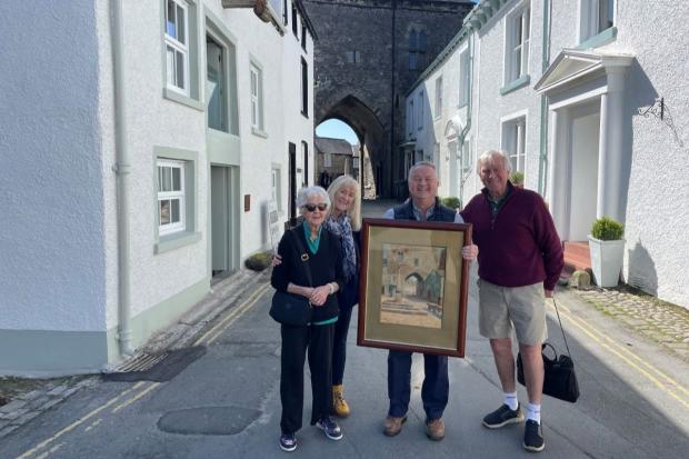 Painting returns to Cartmel village after 110 years