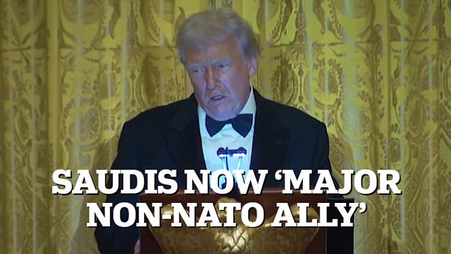 Trump designates Saudis as 'major non-NATO ally' for first time