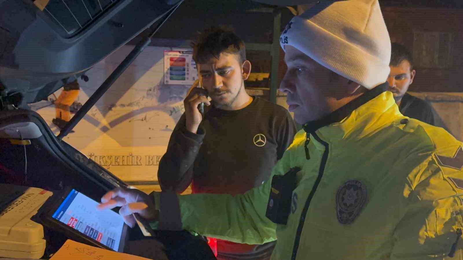 Kayseri’de ehliyetsiz oto tamircisi, araç sahibinden habersiz test ...