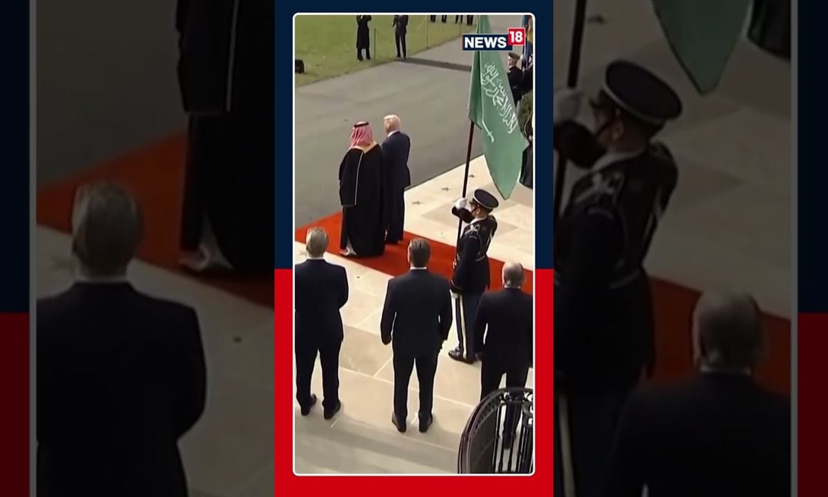 US Fighter Jets Soar Above White House As President Trump Greets Crown Prince Mohammed Bin Salman