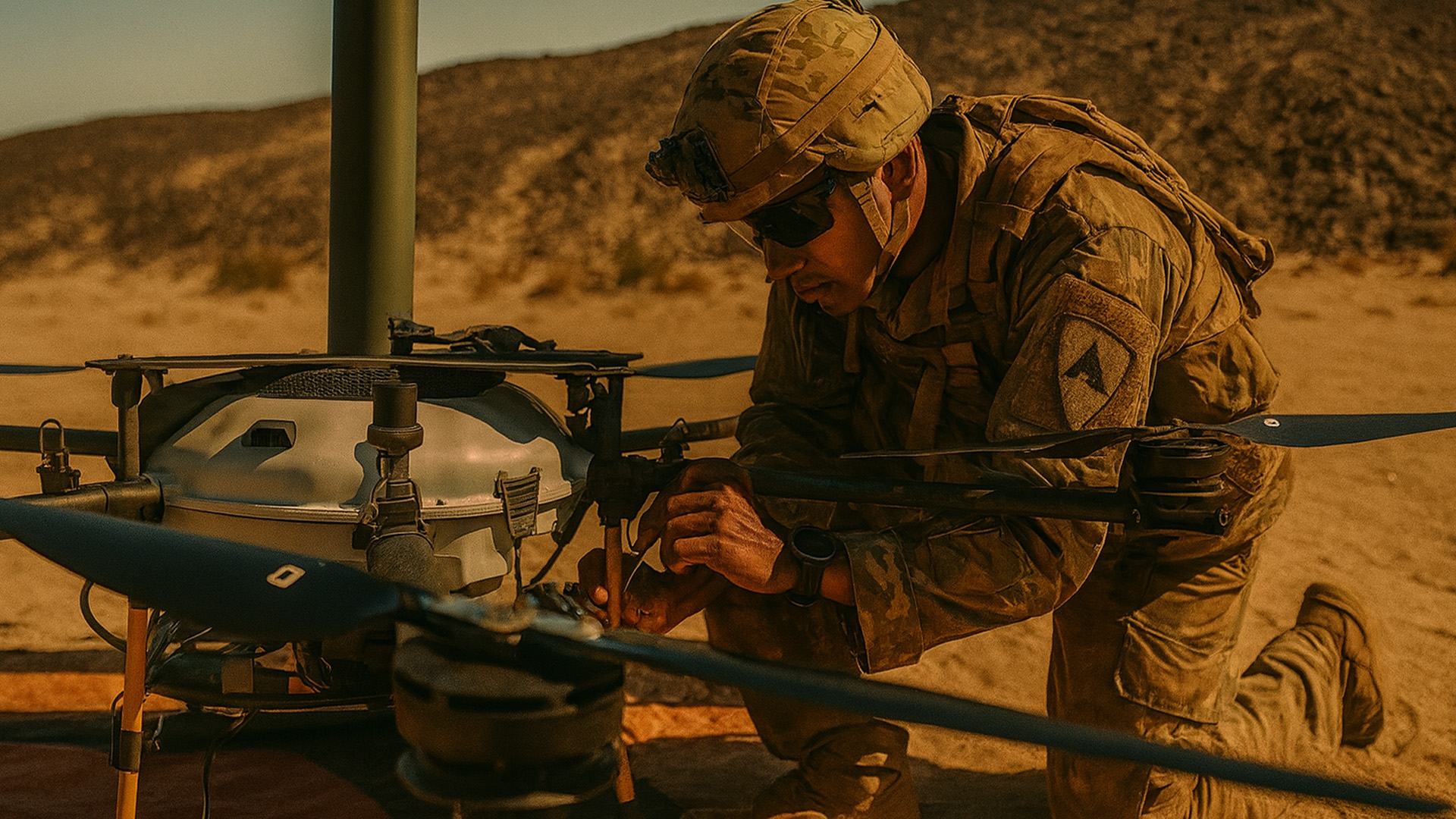 Black Jack Brigade Trains at National Training Center